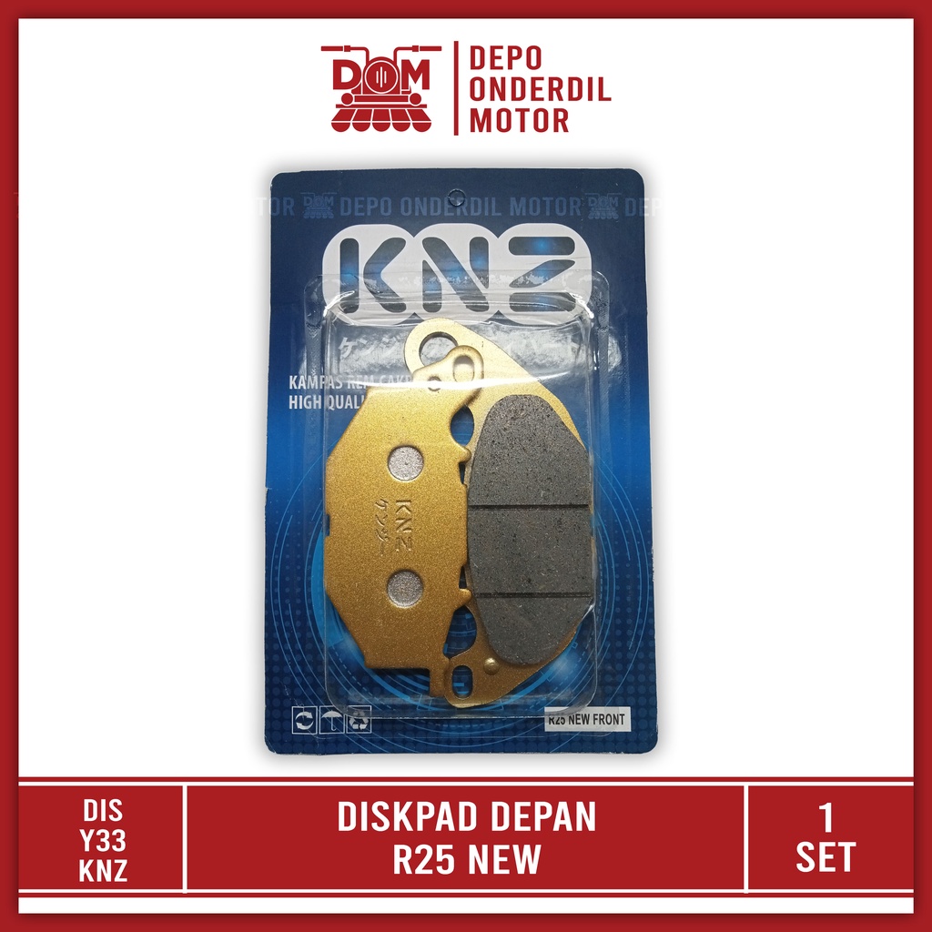 Jual Diskpad Depan R25 New Kenzie - Dispad / Discpad / Disped Kampas ...