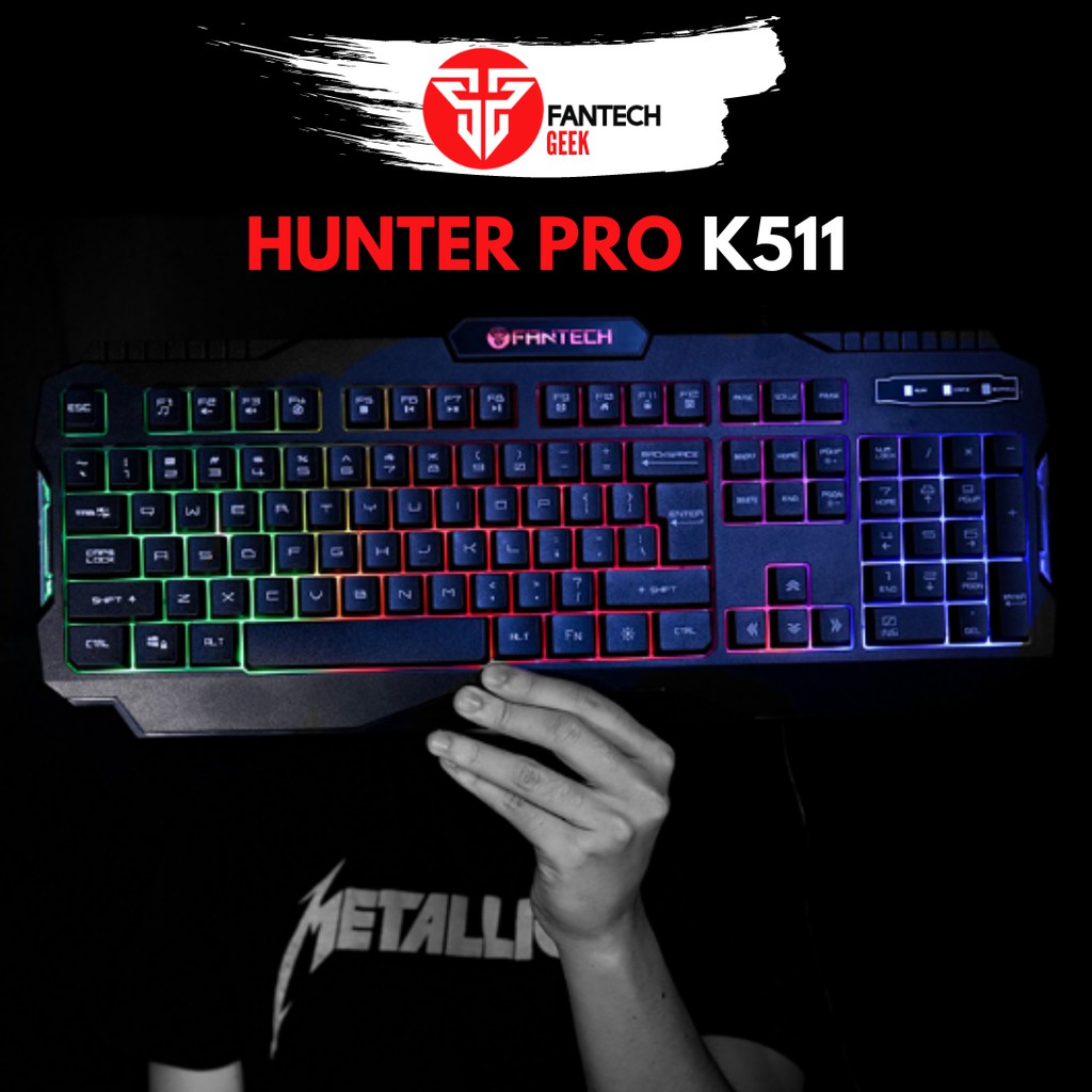 Jual GAMING KEYBOARD FANTECH K511 KEYBOARD RGB LED GAMING PC | Shopee ...
