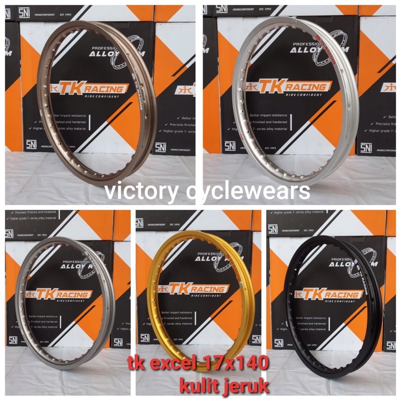 Jual VELG TK RACING 17x140 EXCEL KULIT JERUK PER 1 PCS ( SATUAN ...