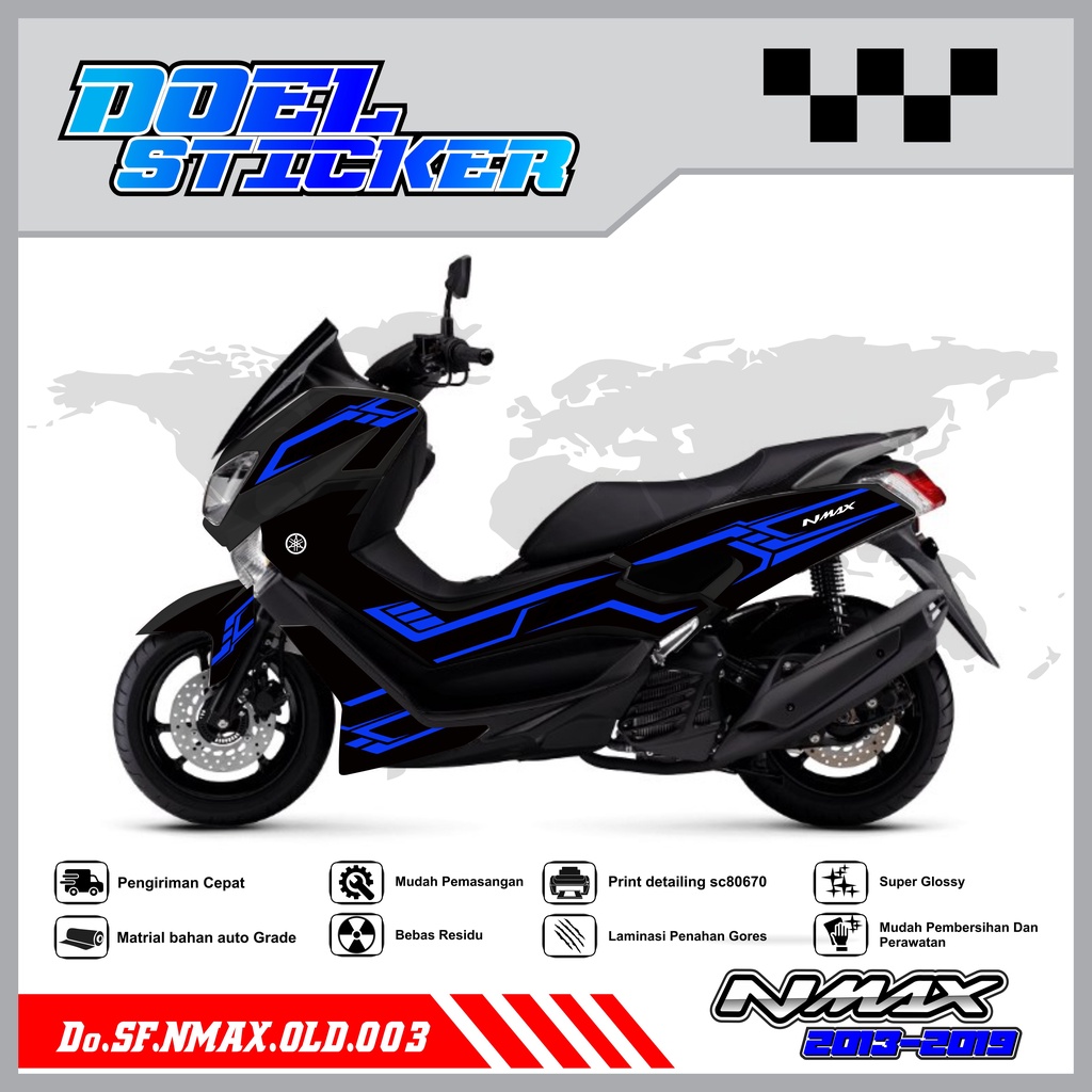 Jual STICKER STRIPING NMAX OLD - STICKER STRIPING LIST VARIASI HOLOGRAM ...