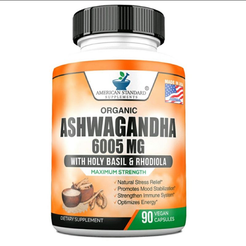 Jual Ashwagandha Organic 6005mg - Pereda Stress dan Capek - MADE IN USA ...