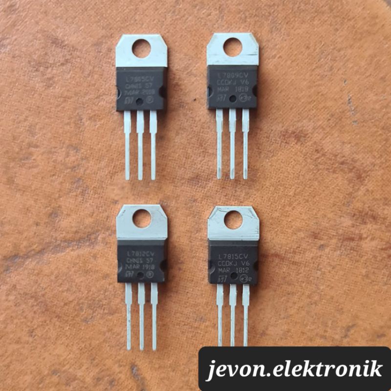 Jual IC L7805 L7808 L7809 L7812 L7815 II Transistor L7805CV L7809CV ...