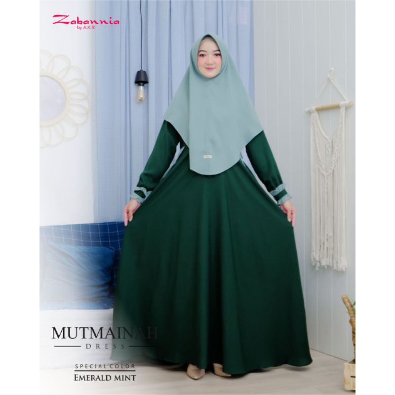 Jual Set Mutmainah Dress Original by Zabannia | Shopee Indonesia