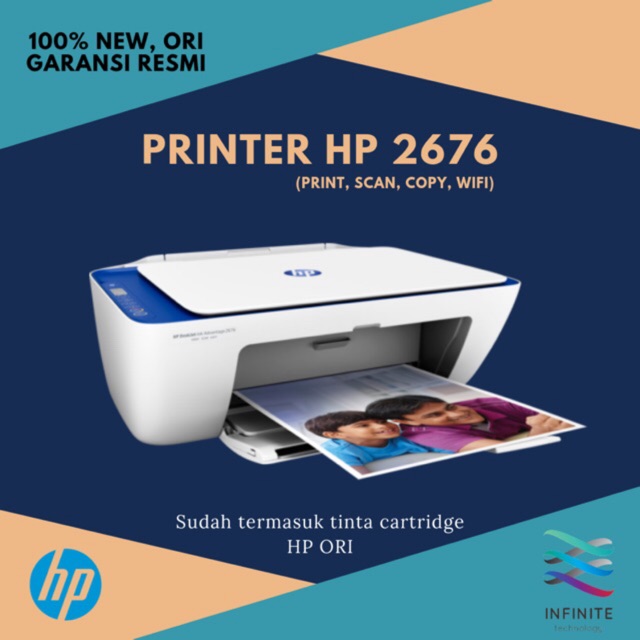 Jual Printer HP 2676 DeskJet Ink Advantage AIO All in one ( Print Scan ...