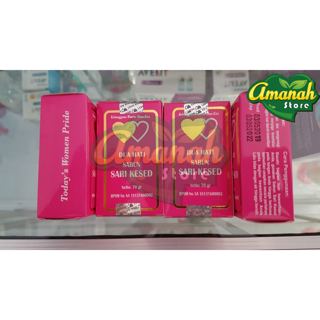 Jual SABUN SARI KESED DUA HATI (KHUSUS WANITA) ORIGINAL 100% | Shopee ...