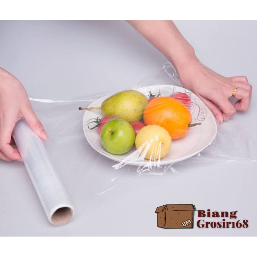 Jual Plastik Wrapping makanan Plastik bening wrap 30m makanan | Shopee ...