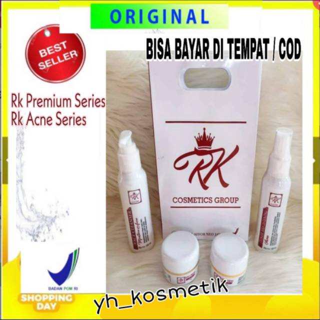 Jual (BISA COD) RK GLOW Original by ANJ / Rk premium /Rk Acne | Shopee ...
