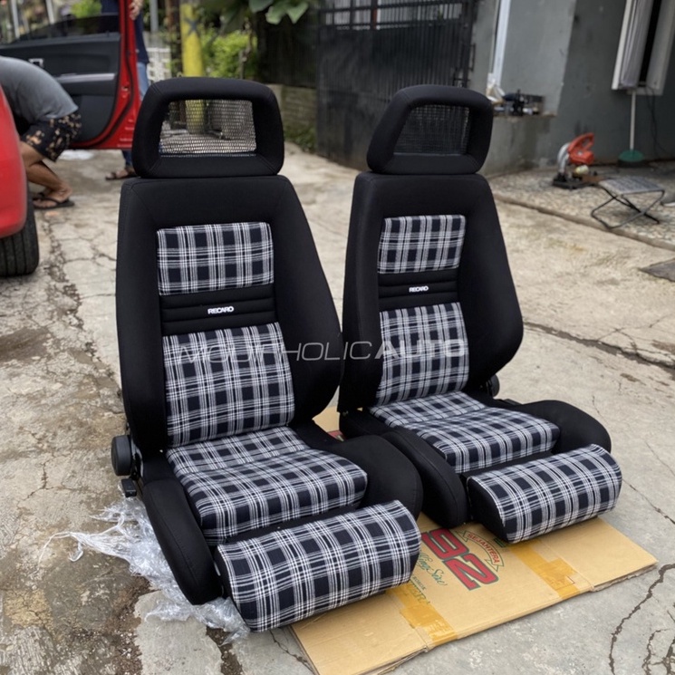 Jual JOK RACING RECARO LX JARING KOTAK KOTAK HITAM UNIVERSAL PREMIUM ...