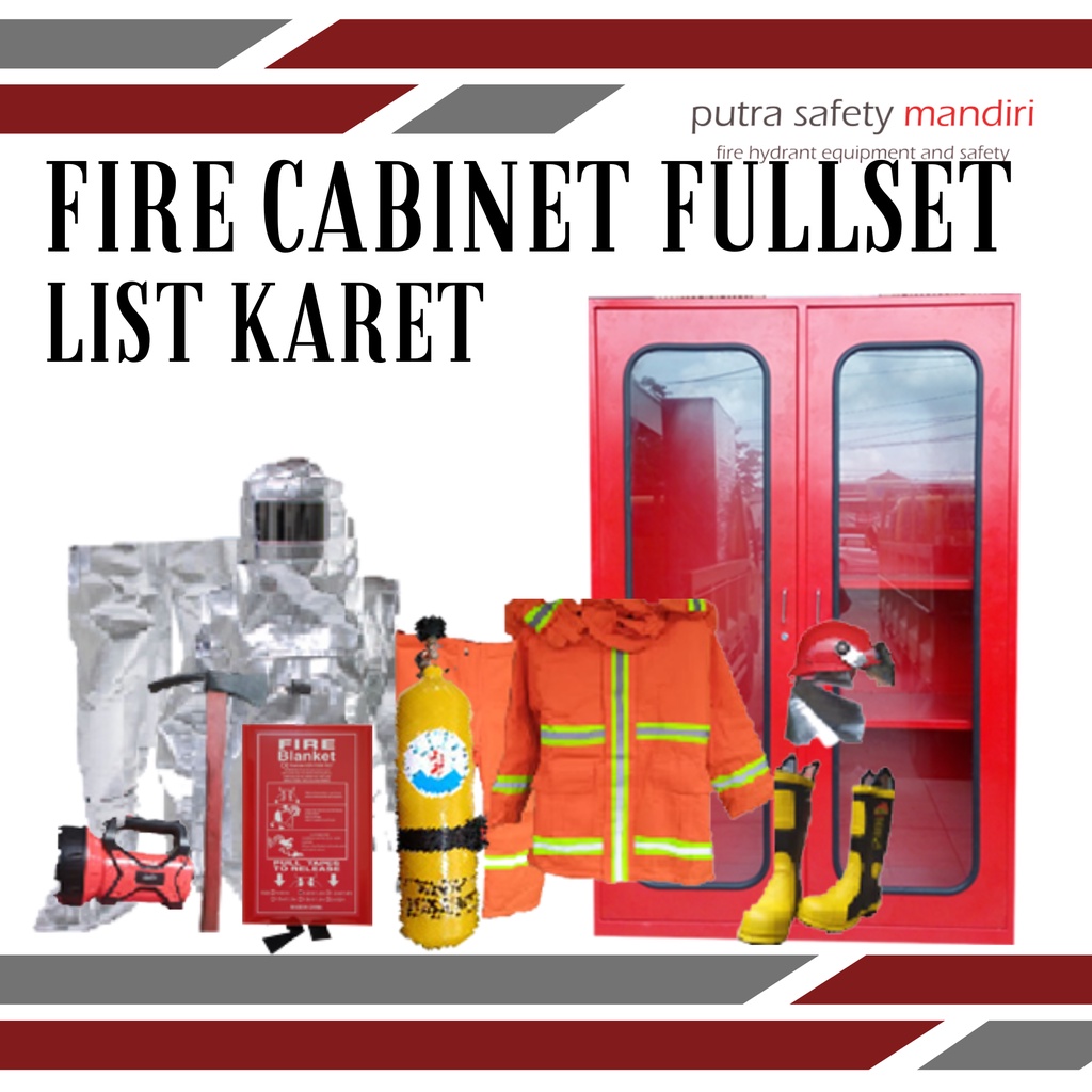Jual FIRE LEMARI CABINET FULLSET TEMPAT PENYIMPANAN ALAT KESELAMATAN PELINDUNG DIRI PEMADAM ...