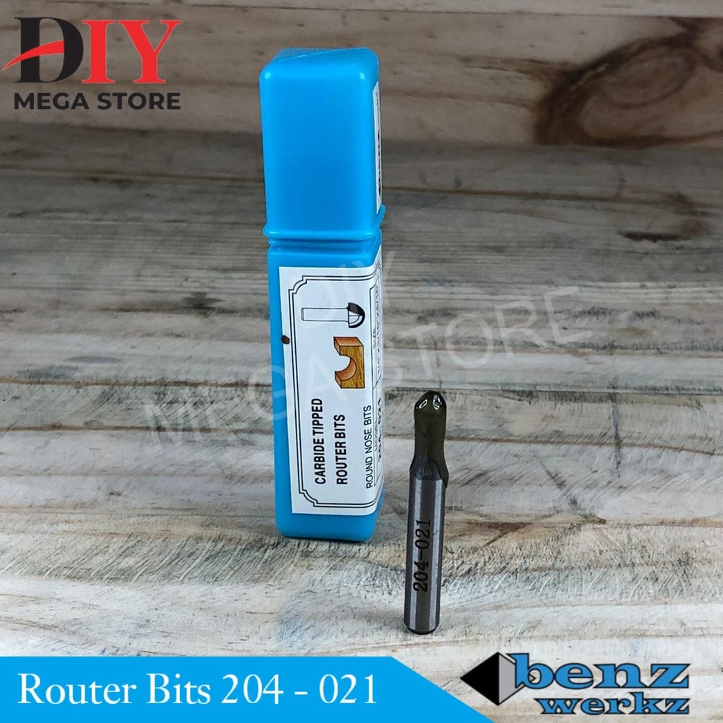 Jual Router round nose bit / mata profil 4,8 mm x 1/4" benz werkz ( 204 ...