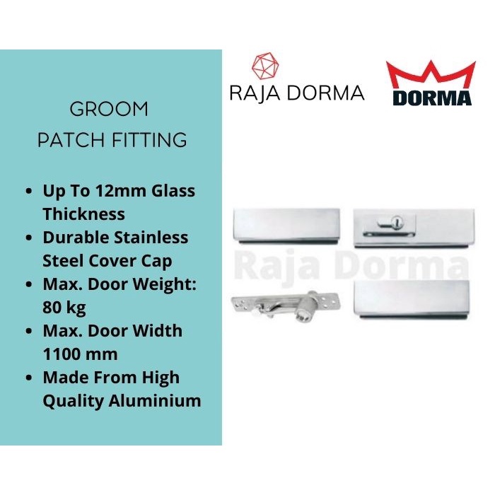 Jual Patch Fitting Groom PT10, PT20, US10 + Cyl, PT21 Complete Set ...