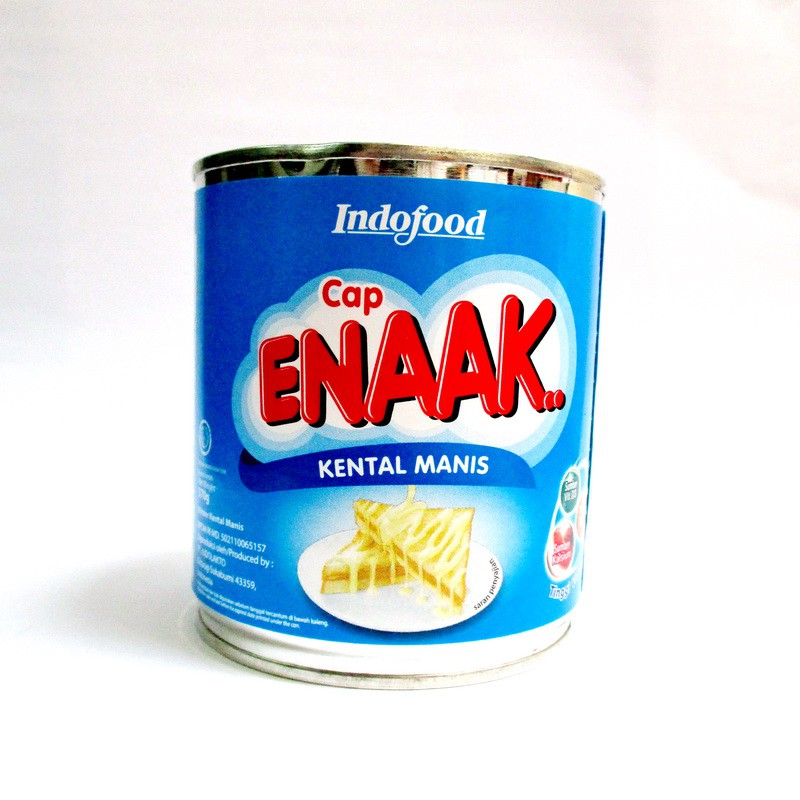 Jual Susu Krimer Kental Manis Cap Enaak Indofood 370g | Shopee Indonesia