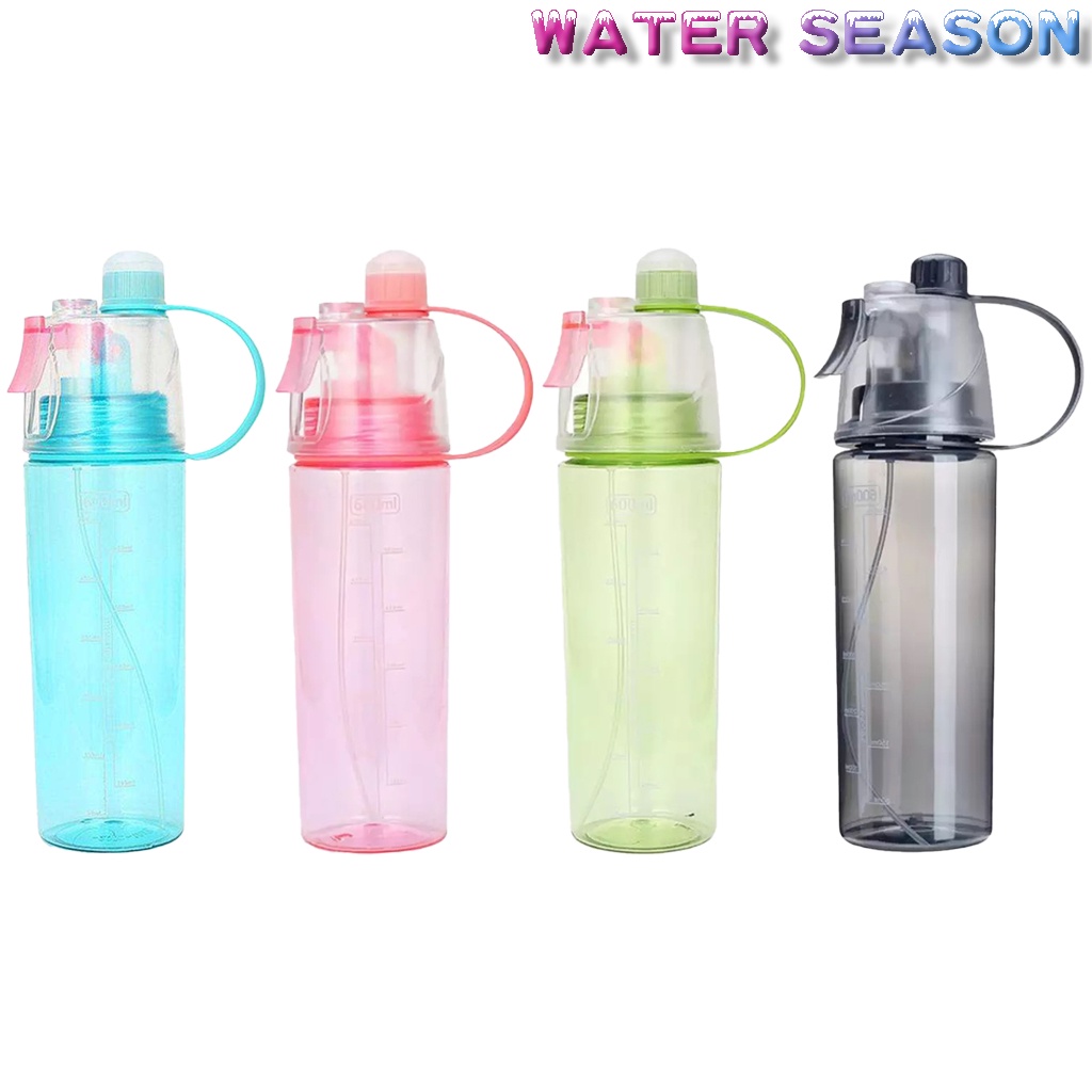 Jual Botol Minum Olahraga Sport Water Bottle Double Deck dengan Spray ...