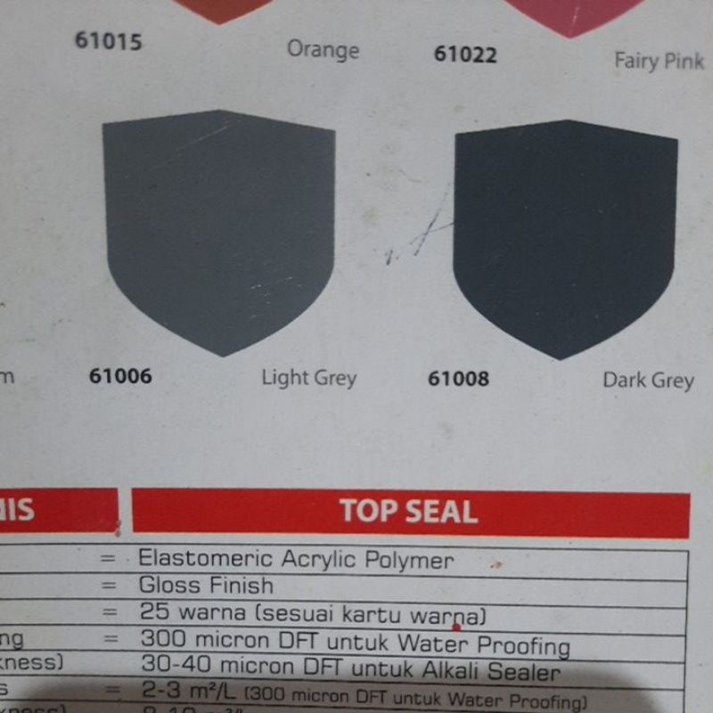 Jual CAT PELAPIS ANTI BOCOR ANTI JAMUR ANTI RETAK TOP SEAL 1LITER ...