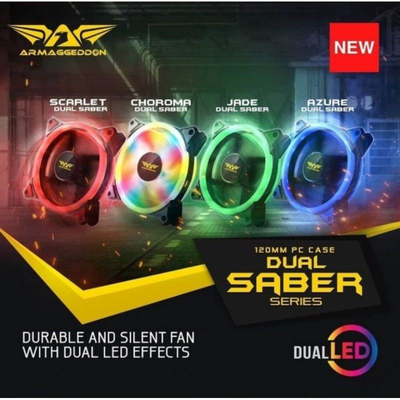 Jual Fan Armageddon dual led saber | Shopee Indonesia