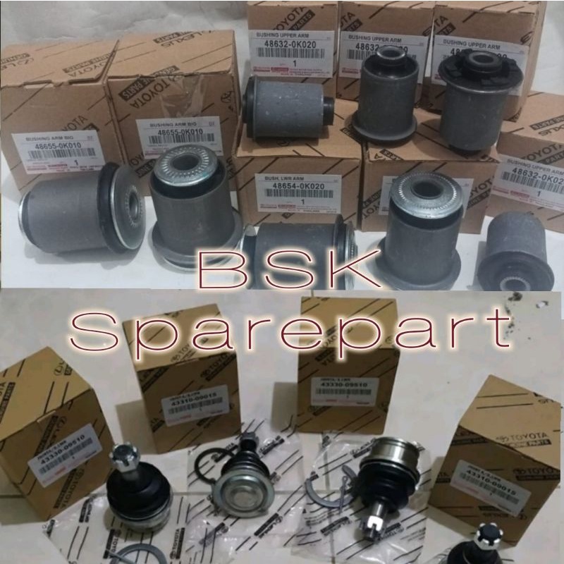 Jual Ball Joint Dan Bushing Arm Atas Bawah Komplit Toyota Innova ...