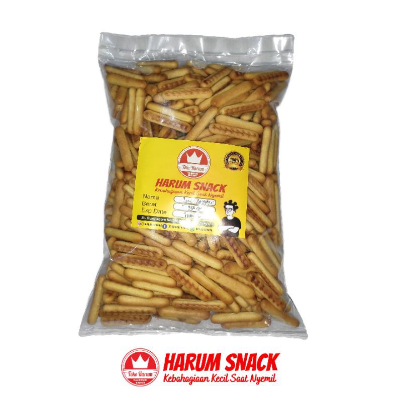 Jual ROTI STIK AROMA DURIAN 500 gram [Smiling Snack Official] SNACK ...