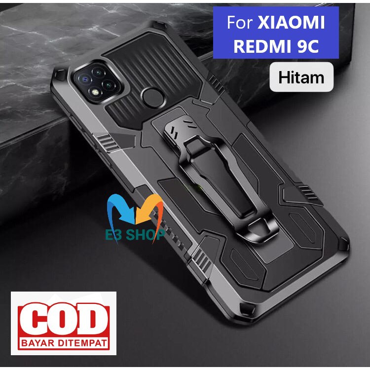 Jual CASE HP XIAOMI REDMI 9C STANDING BACK KLIP HARD CASE HP NEW COVER ...