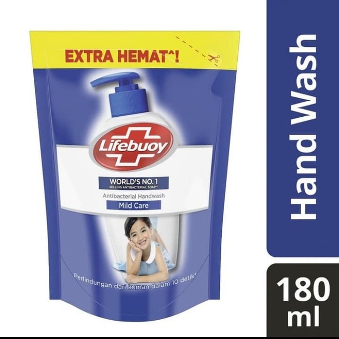 Jual LIFEBUOY HWL MILDCARE REF LD BLUE 180 ML | Shopee Indonesia