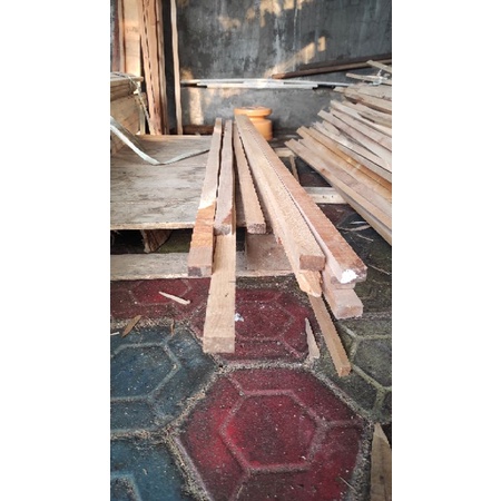 Jual Kayu Damar Ukuran 2×3 cm panjang 150 cm / Bahan Bingkai Halus 4 ...