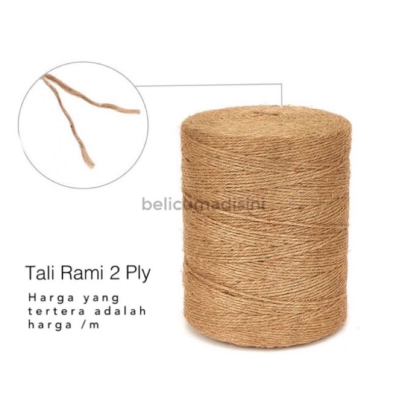 Jual Tali Rami Goni 2ply 3ply / Tali Jerami Murah / Tali Mendong ...