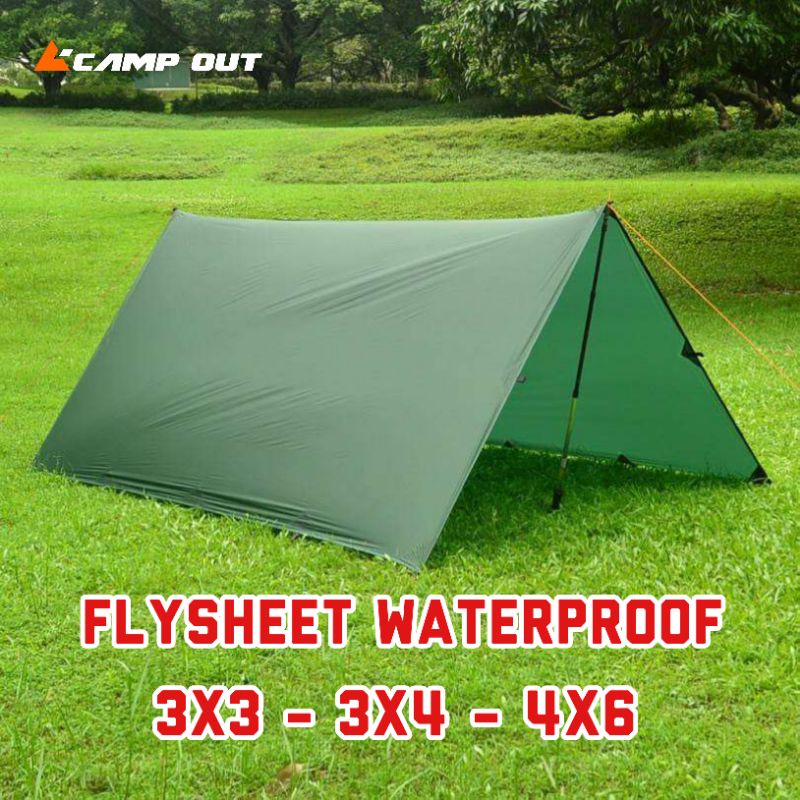 Jual Flysheet outdoor waterproof - Atap tenda camping - Flysheet ultralight - emergency bivak ...