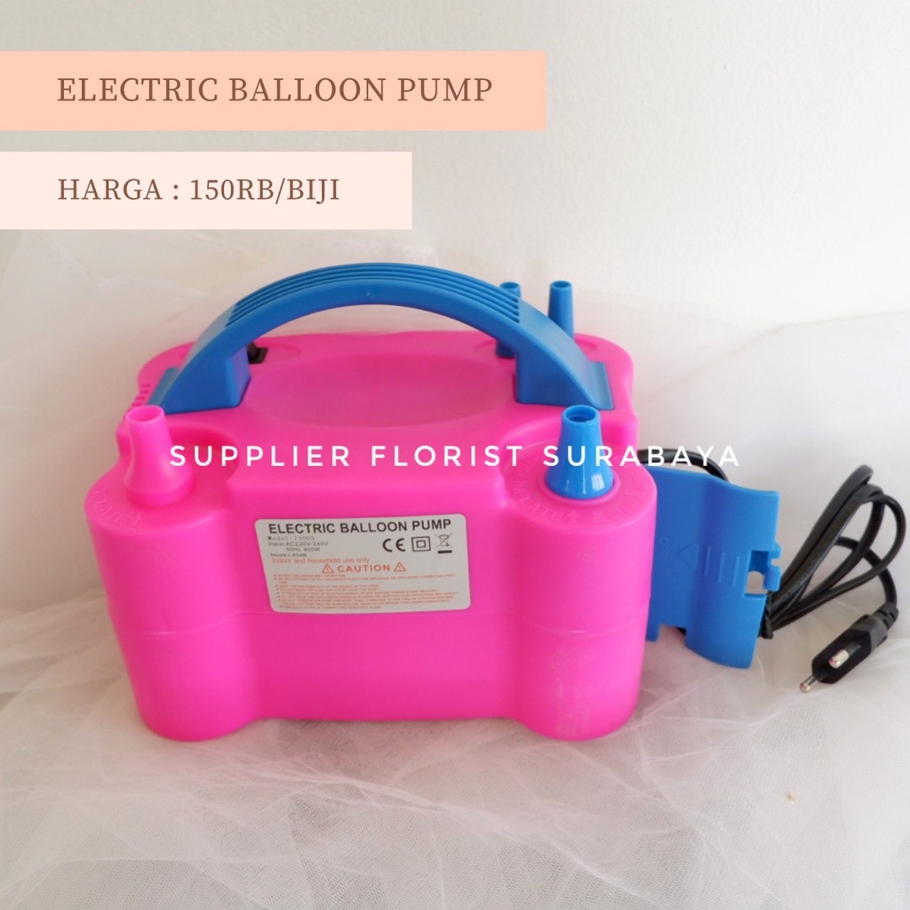Jual ELECTRIC BALLOON PUMP POMPA BALON ELEKTRIK POMPA BOBO BALON BALLON BALOON 220-240V 50HZ ...