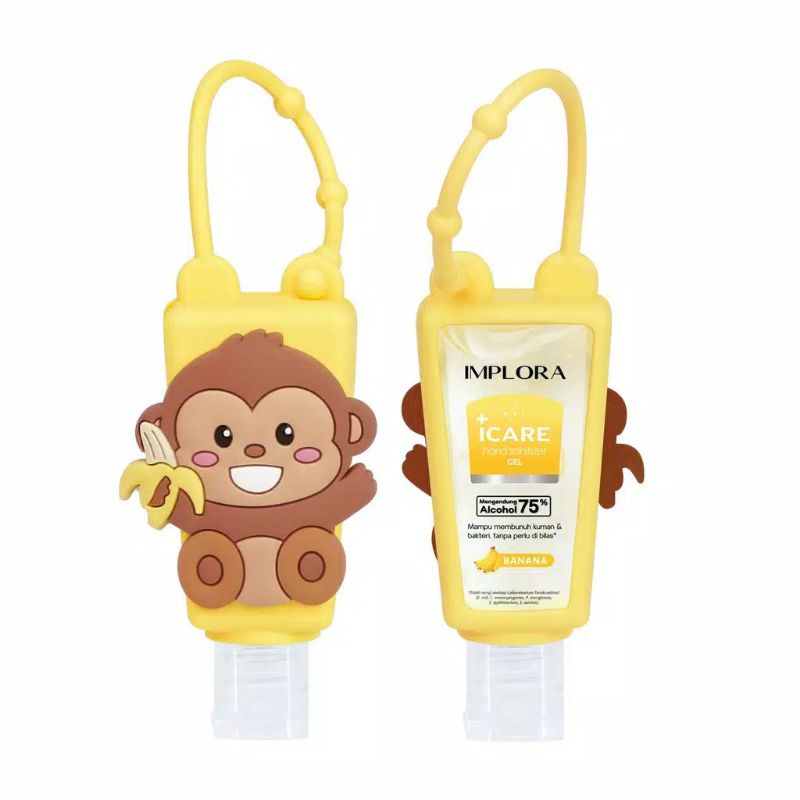 Jual Murah ! Hand Sanitizer Implora Gel 30 ml Karakter Monyet Monkey ...