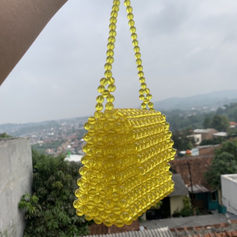 Jual Alana beads bag / Tas manik-manik / Tas mutiara / Beaded bag ...
