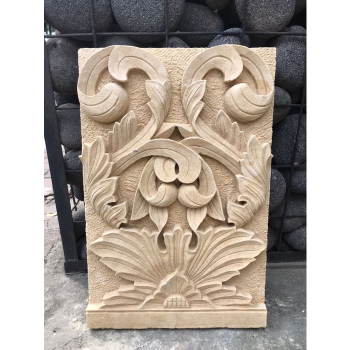 Jual Ornamen Paras Ukir 3D Ukuran 40x60 Untuk Tiang Pilar Rumah ...