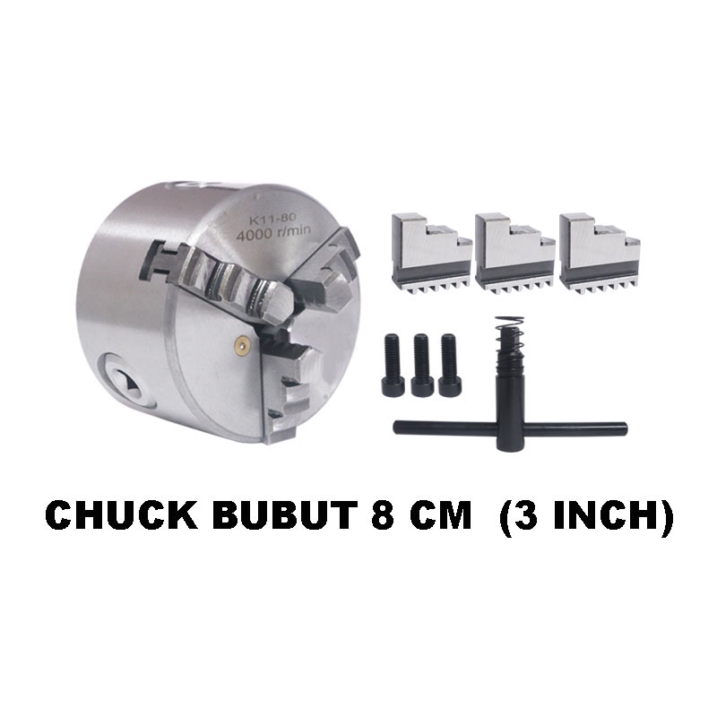 Jual Eelic Cub K1180 Chucks Bubut Penjepit Bahan Mesin Bubut Kepala