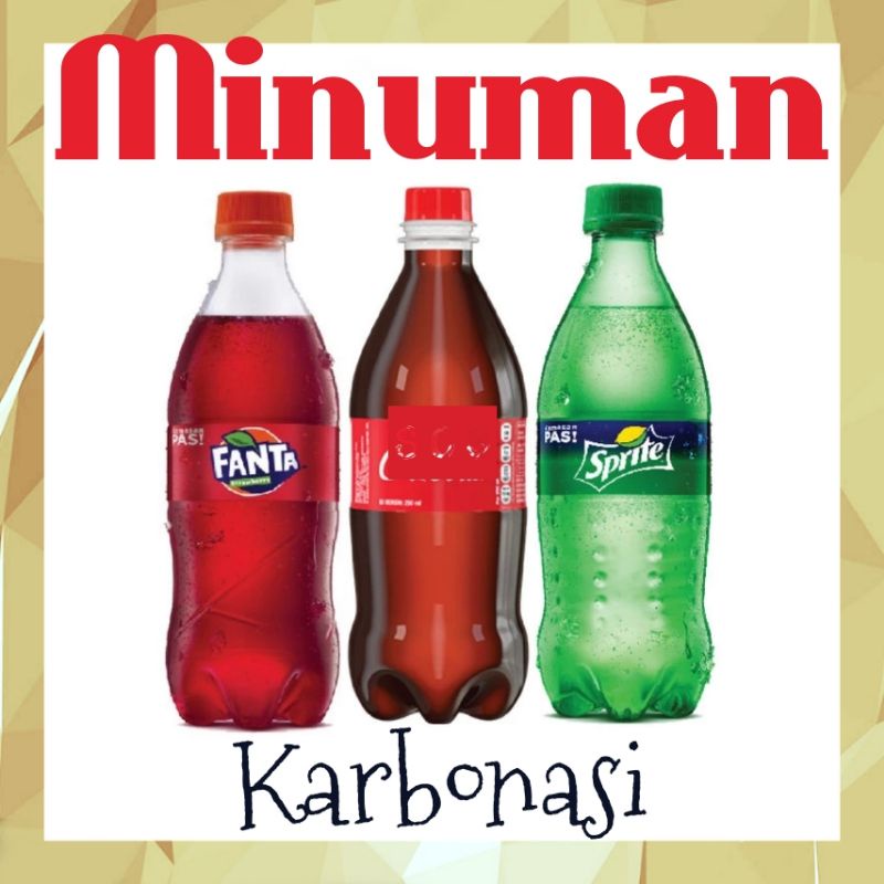 Jual 《OS3》 Minuman bersoda karbonasi 250 mL | Coca-Cola | Sprite ...