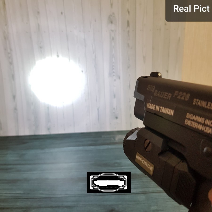 Jual Senter Inforce APL Flashlight Import Pistol Swat E17 Led XML2 T6 ...