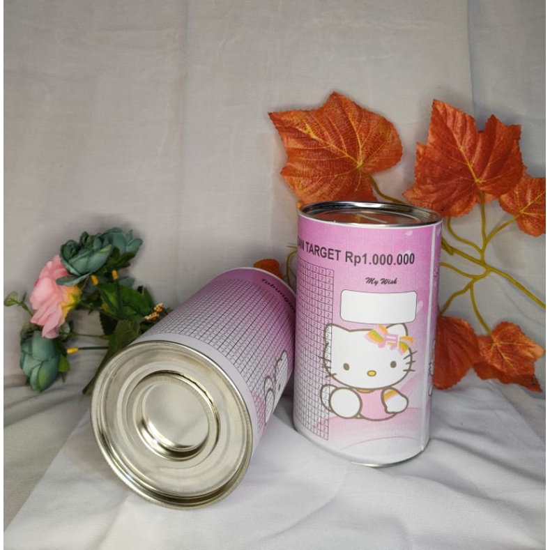 Jual celengan target hello Kitty 1jt 2k-tabungan target 1jt 2k-celengan ...