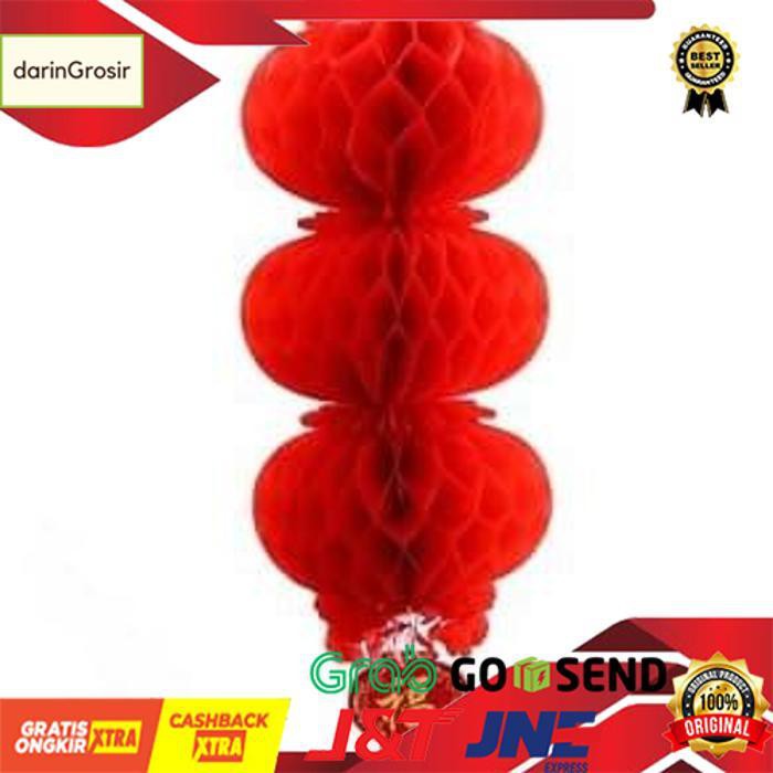 Jual Lampion Lipat Susun 3 Kecil 28 Cm Tenlung Lipat Murah Dekorasi ...