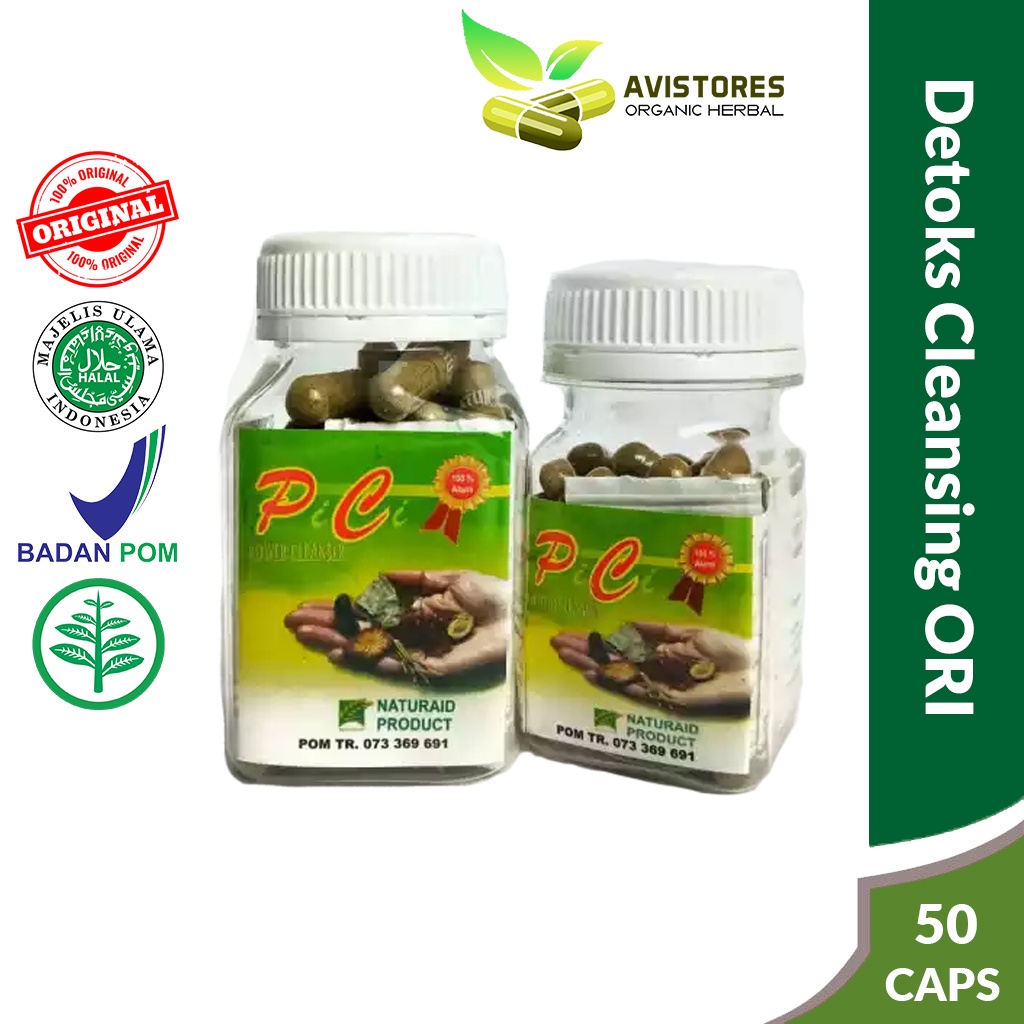 Jual Kapsul Power Cleanser PC PiCI Suplemen DETOX RACUN TUBUH Isi 50 ...