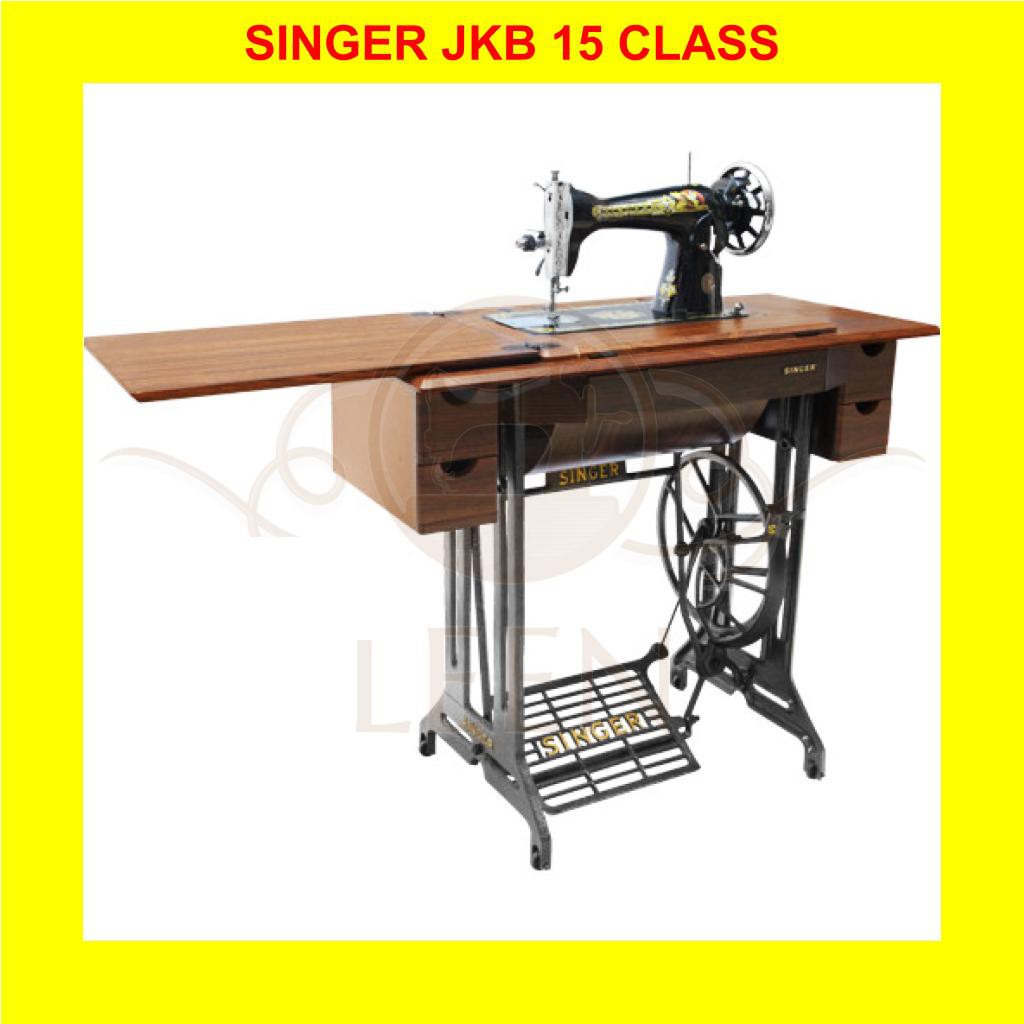 Jual Mesin Jahit Tradisional SINGER 15 Class Jkb FULL SET ORI LEEN ...