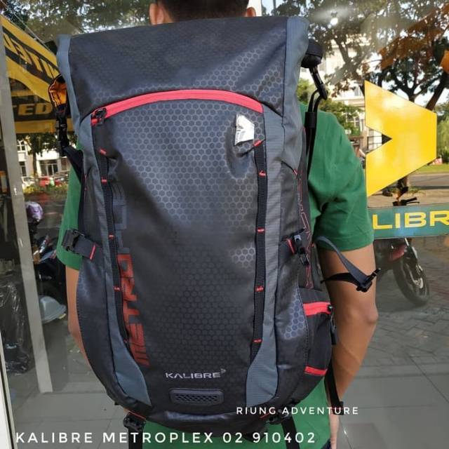 Jual Tas Ransel Kalibre 910402 Metroplex 02 Original (Black, Tosca ...