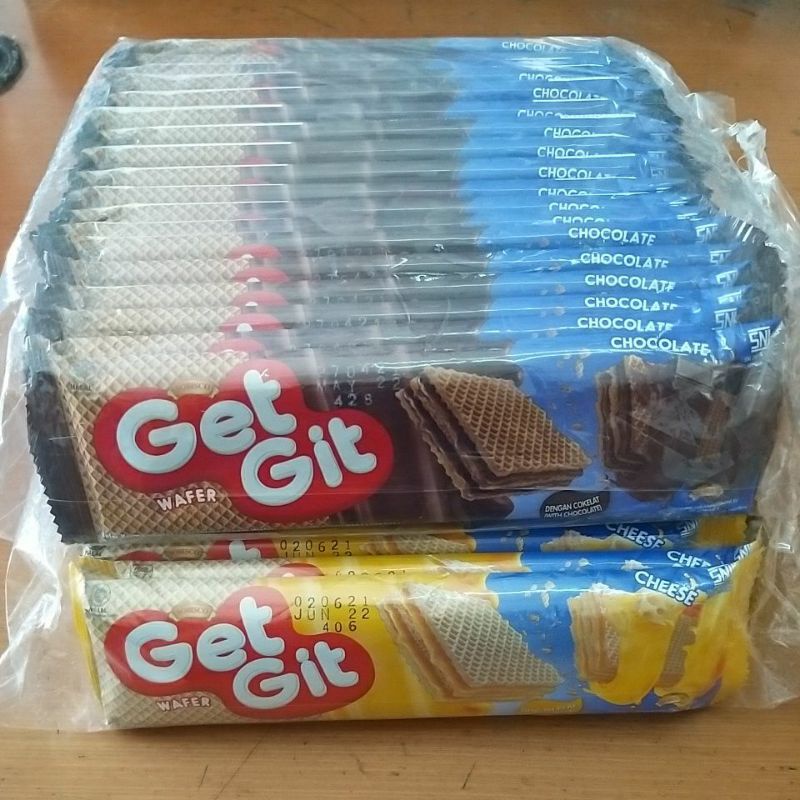 Jual GET GIT WAFER 18gr 1 pack | Shopee Indonesia
