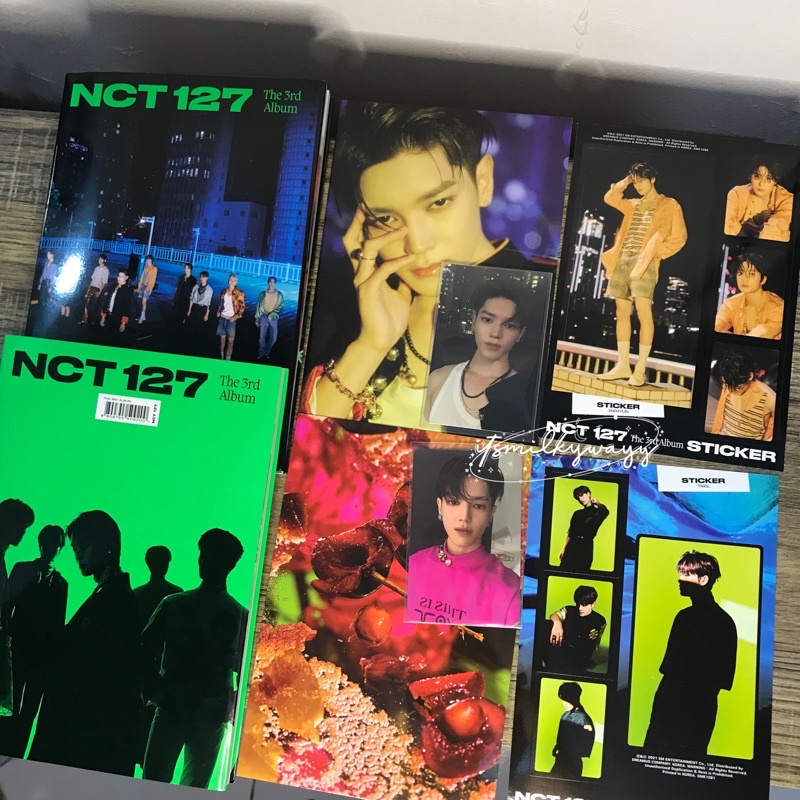 Jual nct 127 3rd album sticker unsealed taeyong taeil jaehyun mark ...