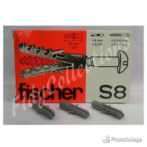 Jual SEKRUP FISCHER DINDING / BAUT FISHER TEMBOK S8 ECER | Shopee Indonesia