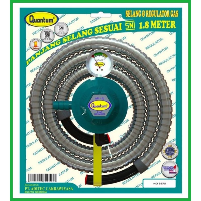 Jual Regulator Quantum QRL-232 Paket Selang | Shopee Indonesia