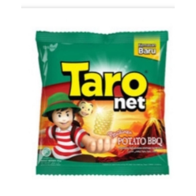 Jual TARO NET POTATO BARBEQUE POUCH 32g | Shopee Indonesia