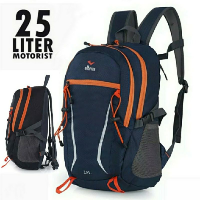 Jual TAS RANSEL PRIA MOTORIS 20-25 LTR ELBRUS Original | Shopee Indonesia