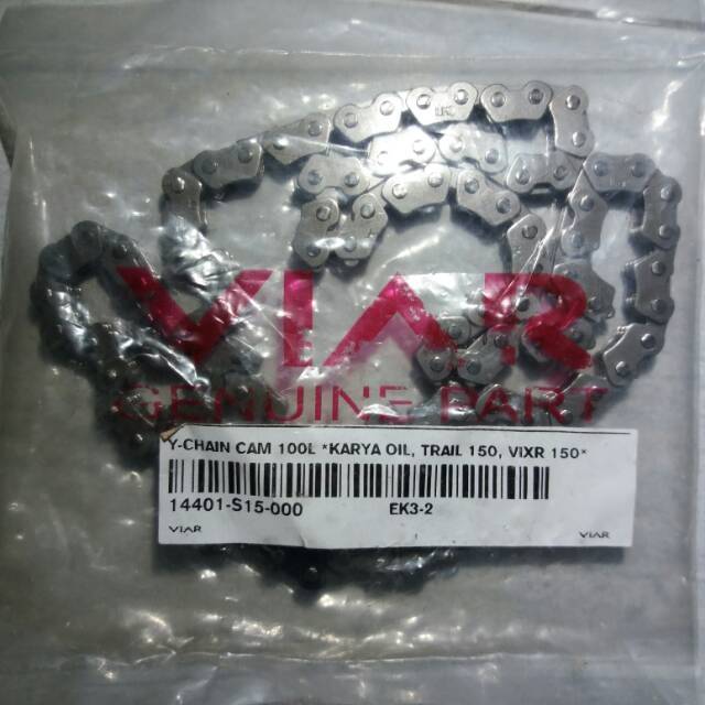Jual Rantai kamprat/keteng Ukuran 100 Viar Cross X 150 cc/Karya 150cc ...