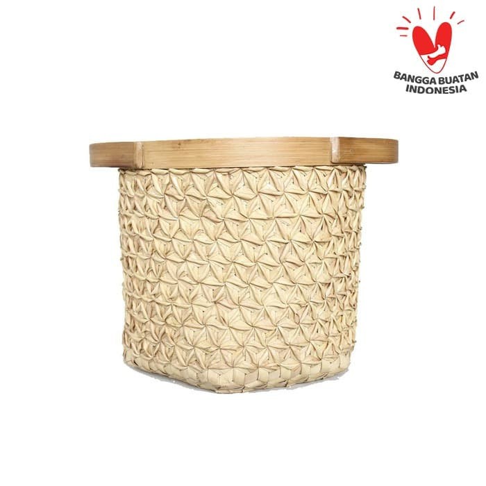 Jual DU'ANYAM - Keranjang Anyaman - Sobe Handle Alu Storage (XL ...