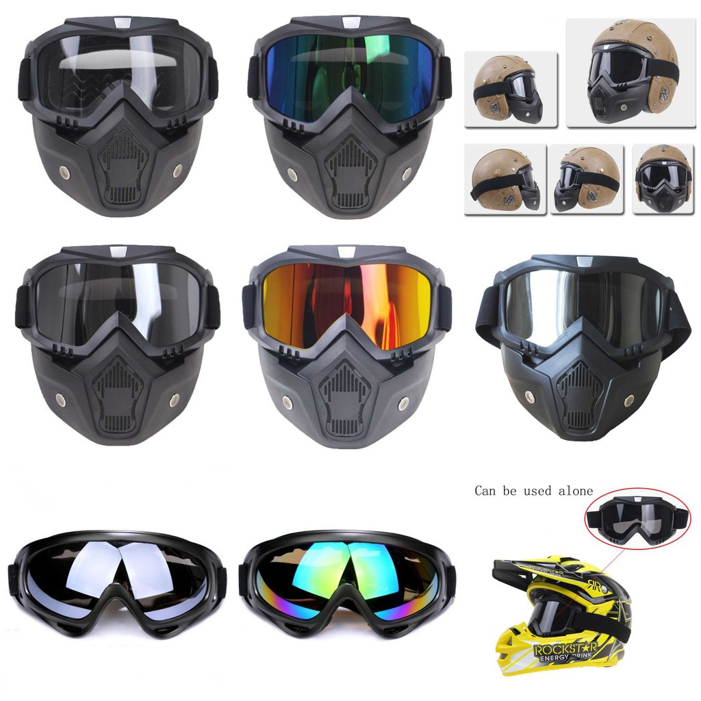 Jual Kacamata Helm Mask Masker Goggle Bogo Motor Cross | Shopee Indonesia