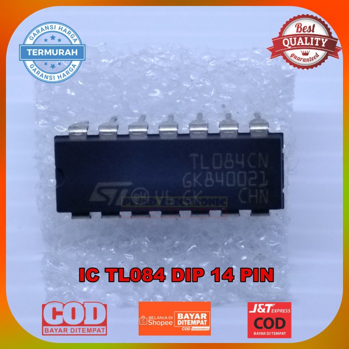 Jual IC TL084 IC TL084CN OriginaL TL084 -- TL 084 CN DIP 14 | Shopee Indonesia