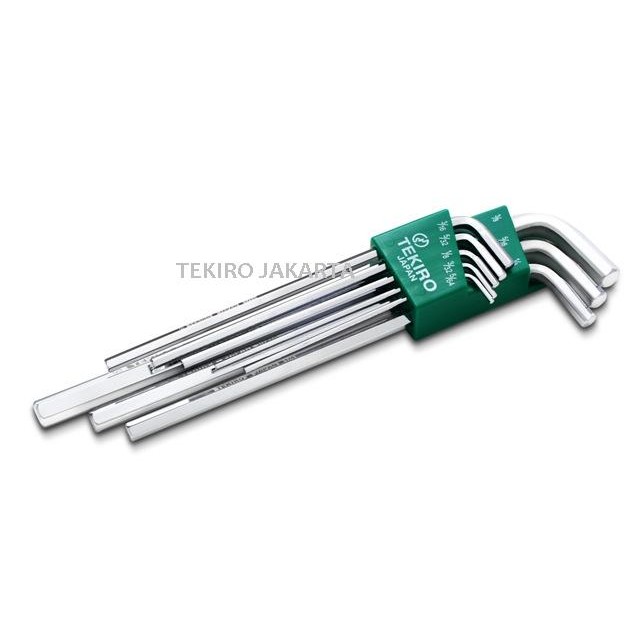 Jual Tekiro Kunci L Panjang Set 8 pcs 5/64 - 3/8 Inch - Hex Key Long ...