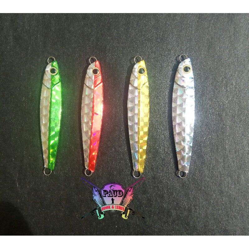 Jual Metal Jig 40 Gram Sticker Hologram ( Copy JIGPARA Slim ) | Shopee ...